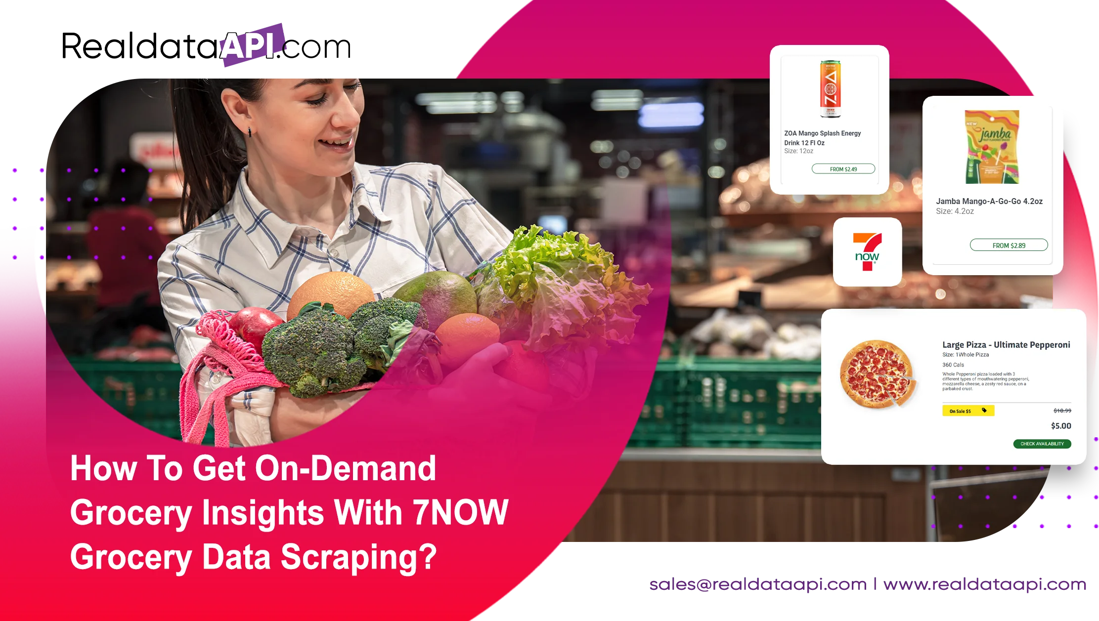 7NOW Grocery Data Scraping for On-Demand Grocery Insights