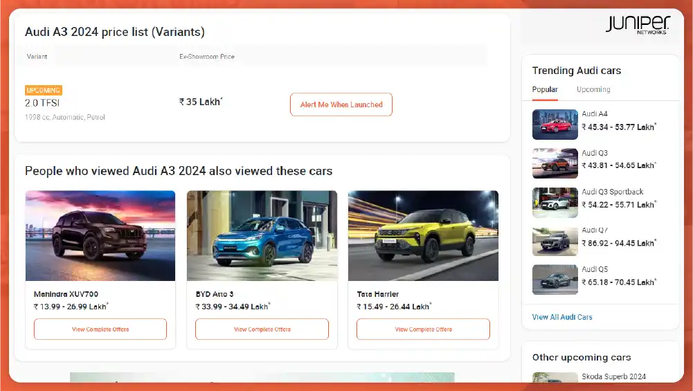 Web Scraping CarDekho Site Data for Compare Price and Market Research