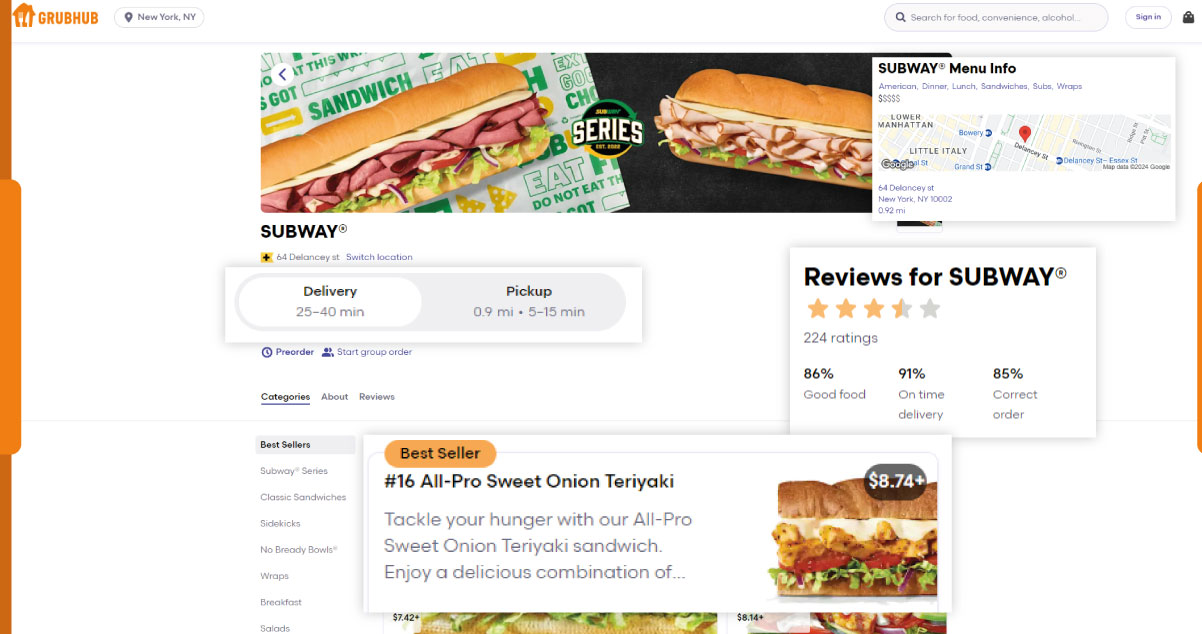 Grubhub Food Delivery Scraping API to Boost Your Food Business