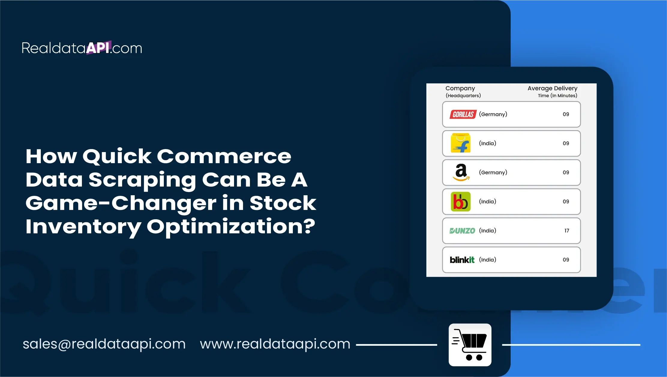 Quick Commerce Data Scraping for Optimizing Stock Inventory