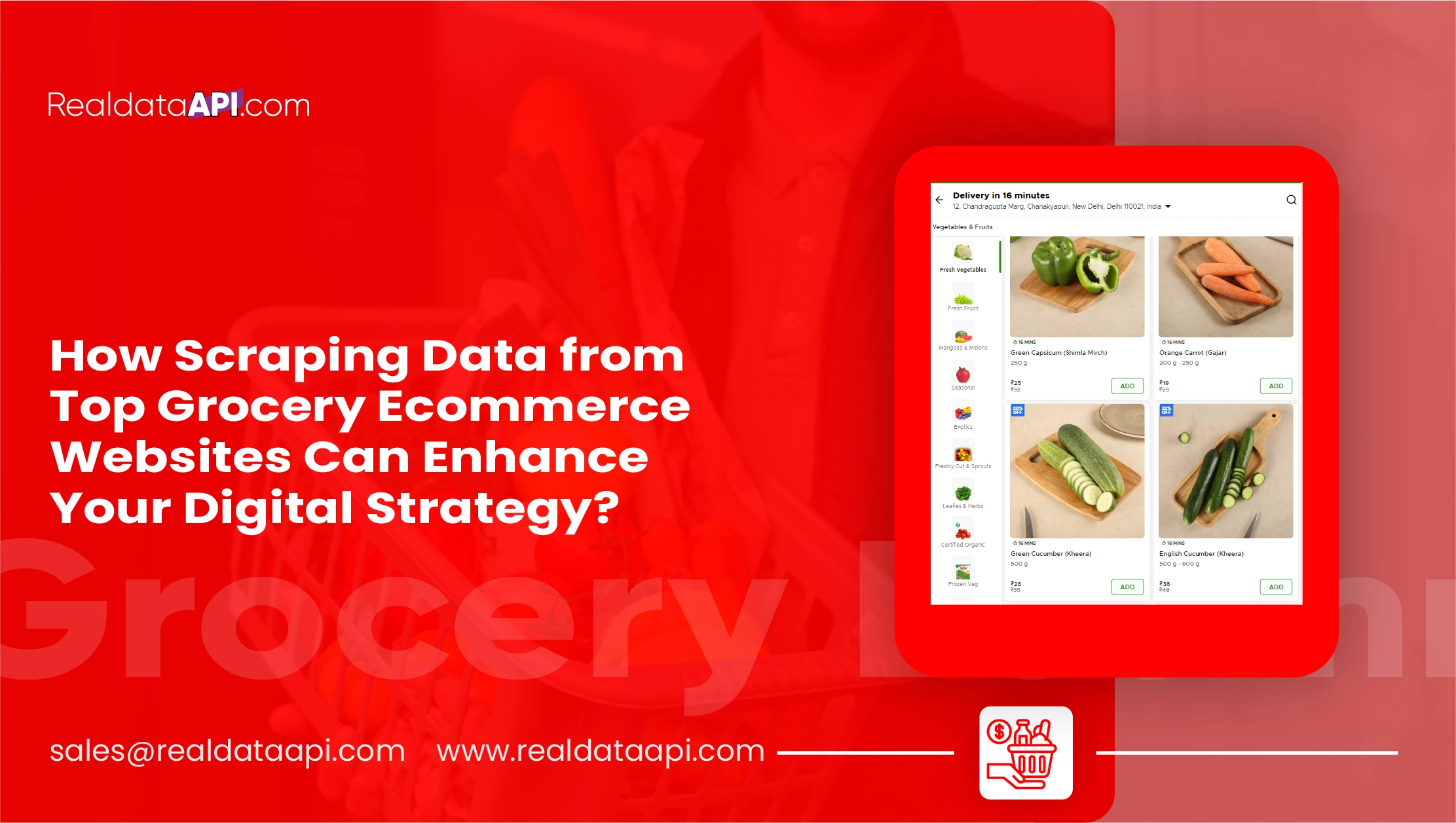 Scraping Data from Top Grocery Ecommerce Sites to Boost Your Strategy